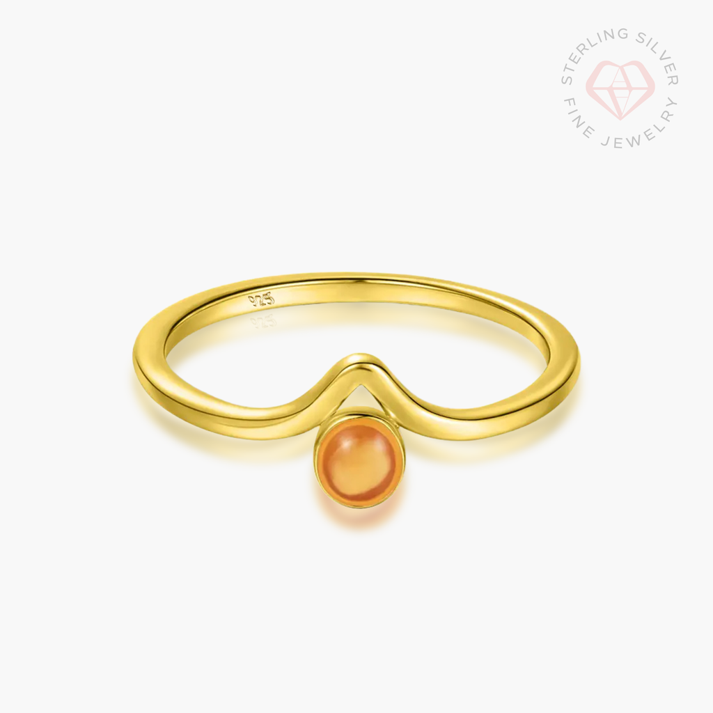 Mustard Seed Ring (Matthew 17:20)- Gold Vermeil & Sterling Silver – AMADI Jewelry